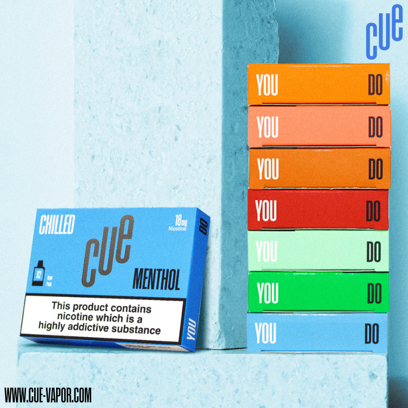 Menthol Closed Pods Vape Juice | Menthol Vape Pods – Cue-Vapor