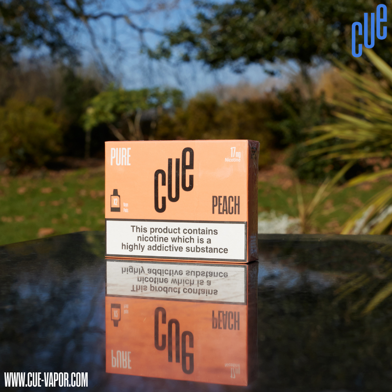 Peach Closed Pods Vape Juice | Fruity Vape Pods – Cue-Vapor