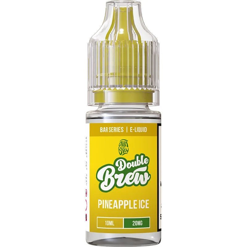 Double Brew Bar Series Pineapple Ice 10ml Nic Salt E-Liquid – Cue-Vapor